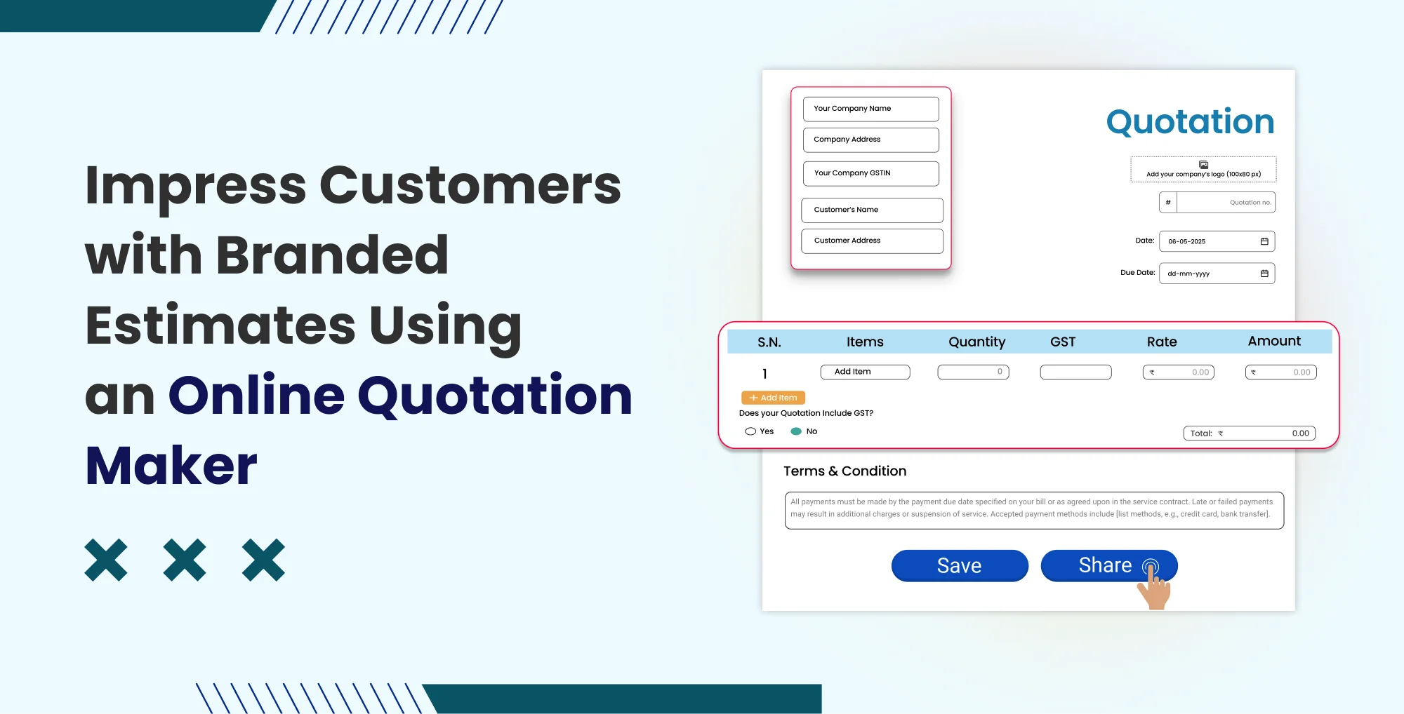 Create Custom Estimates with an Online Quotation Maker - Management ...